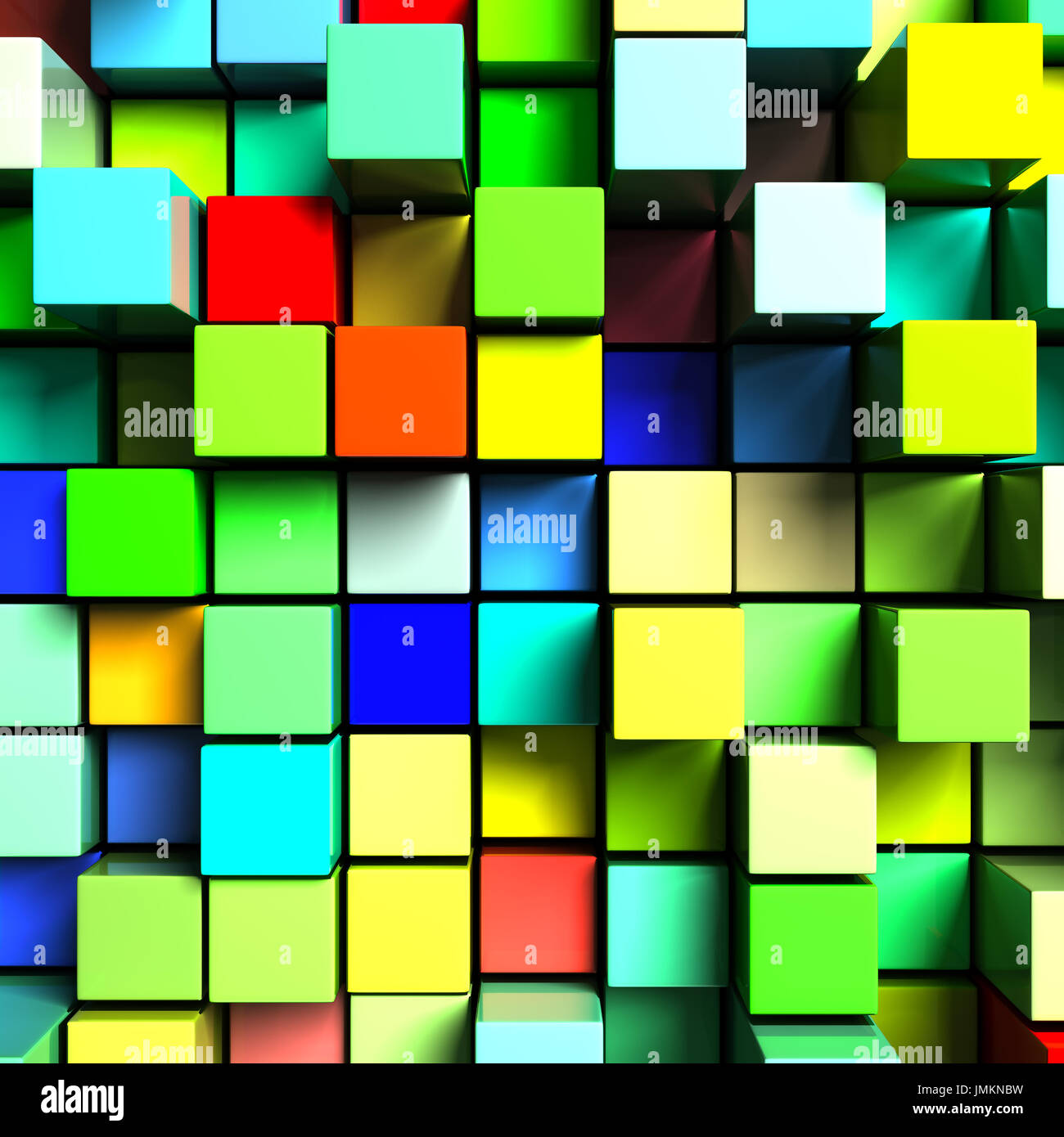 Render cubes geometric background hi-res stock photography and images ...