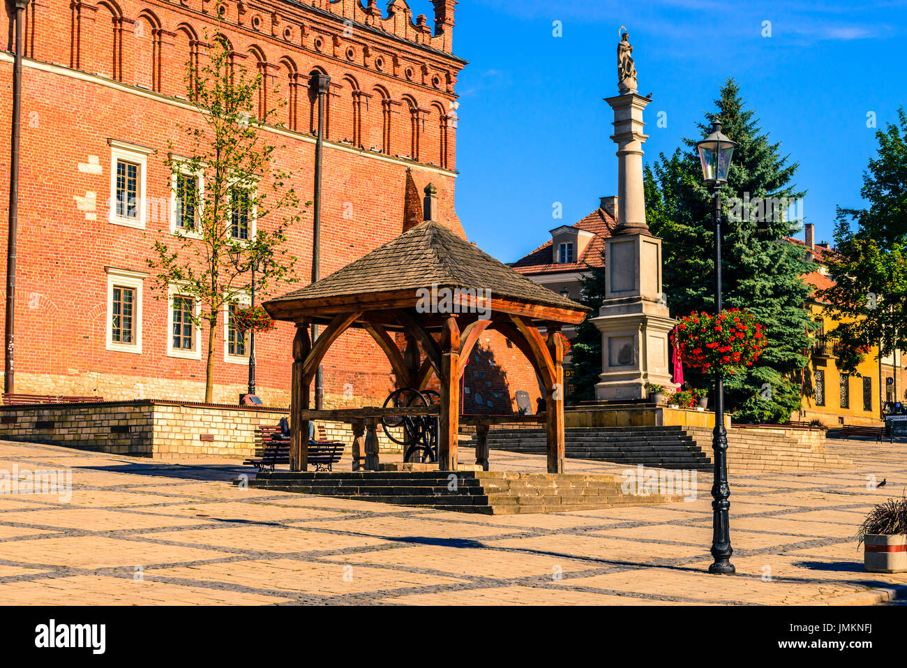 Poland swietokrzyskie sandomierz market square hi-res stock photography ...