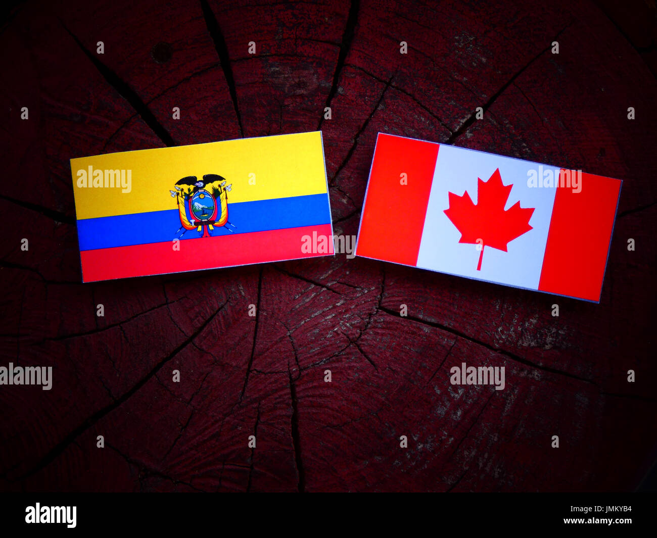Ecuador canada flag hi-res stock photography and images - Alamy