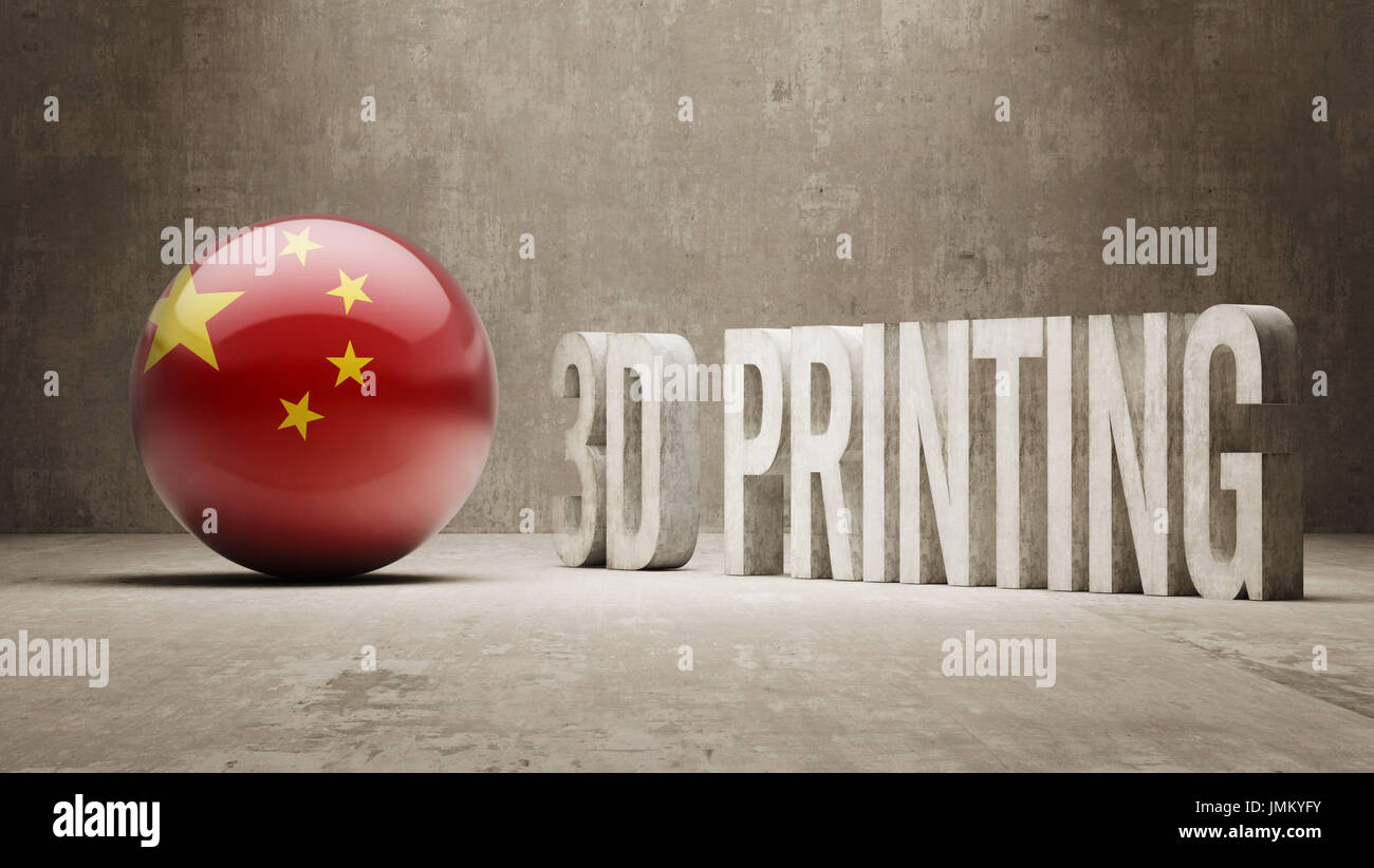 China High Resolution 3d Printing Concept Stock Photo - Alamy