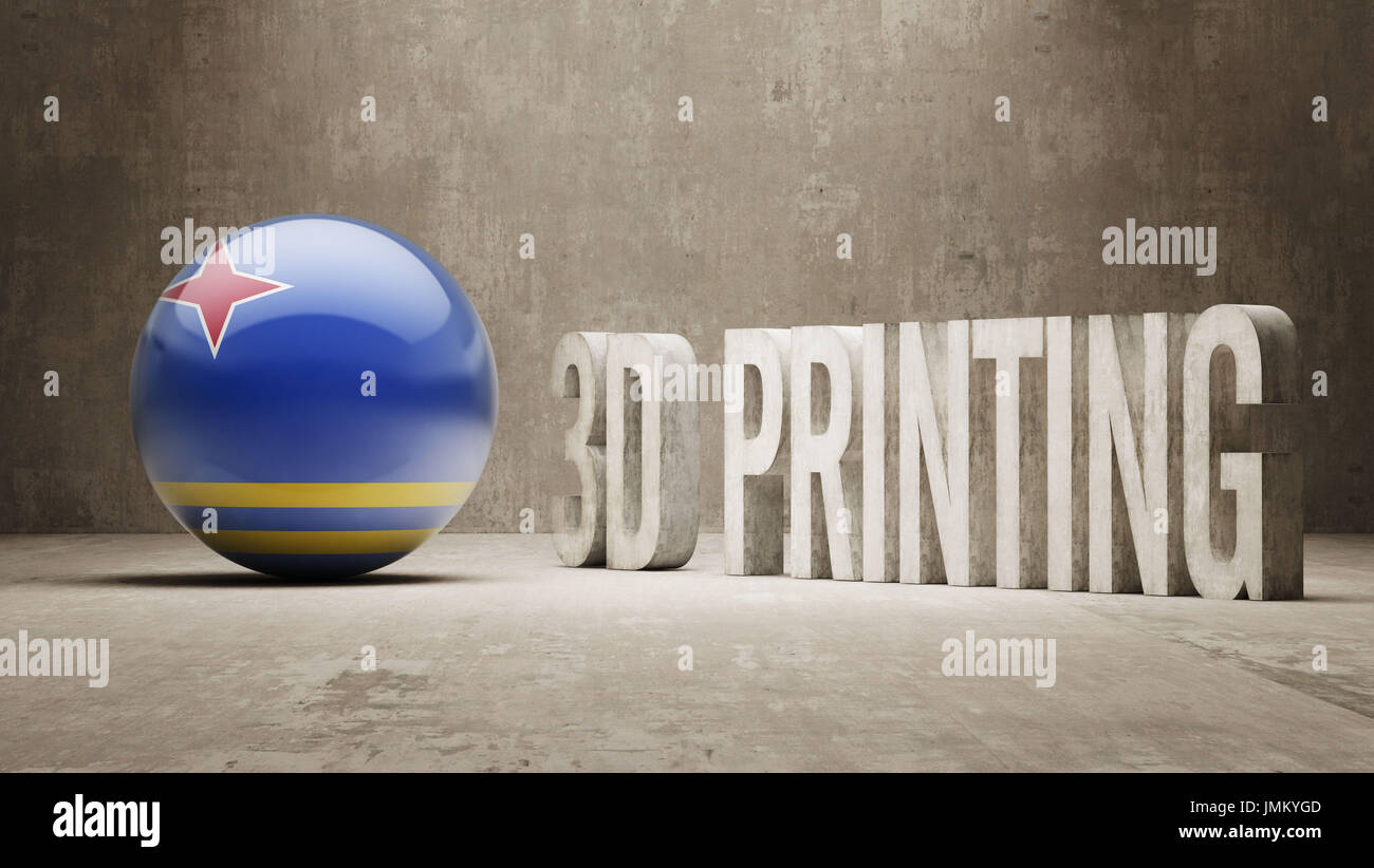 Aruba High Resolution 3d Printing Concept Stock Photo - Alamy