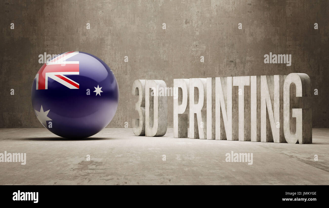 Australia High Resolution 3d Printing Concept Stock Photo - Alamy