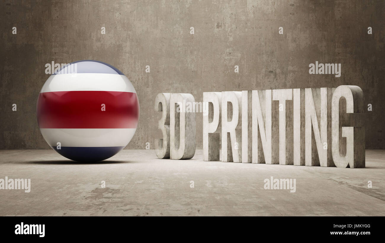 Costa Rica High Resolution 3d Printing Concept Stock Photo - Alamy