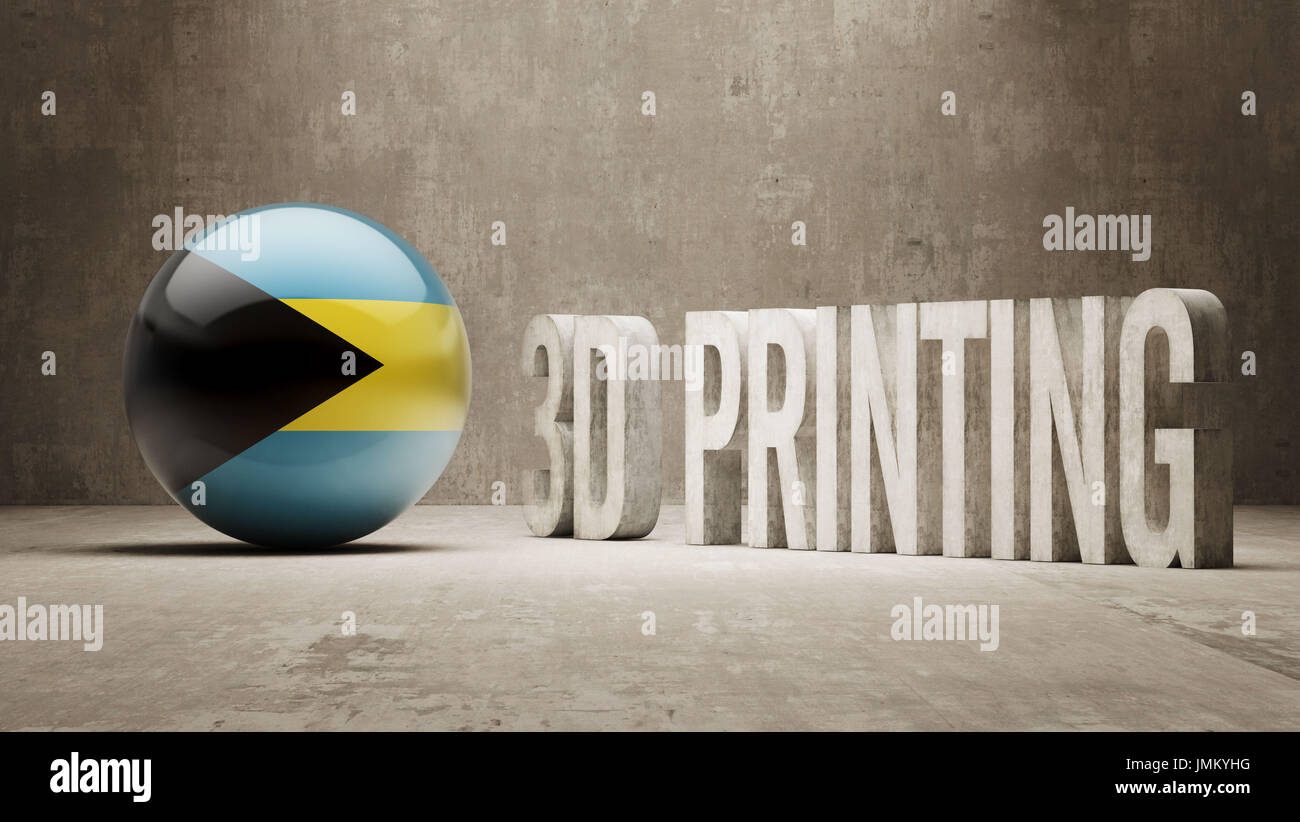 Bahamas High Resolution 3d Printing Concept Stock Photo - Alamy