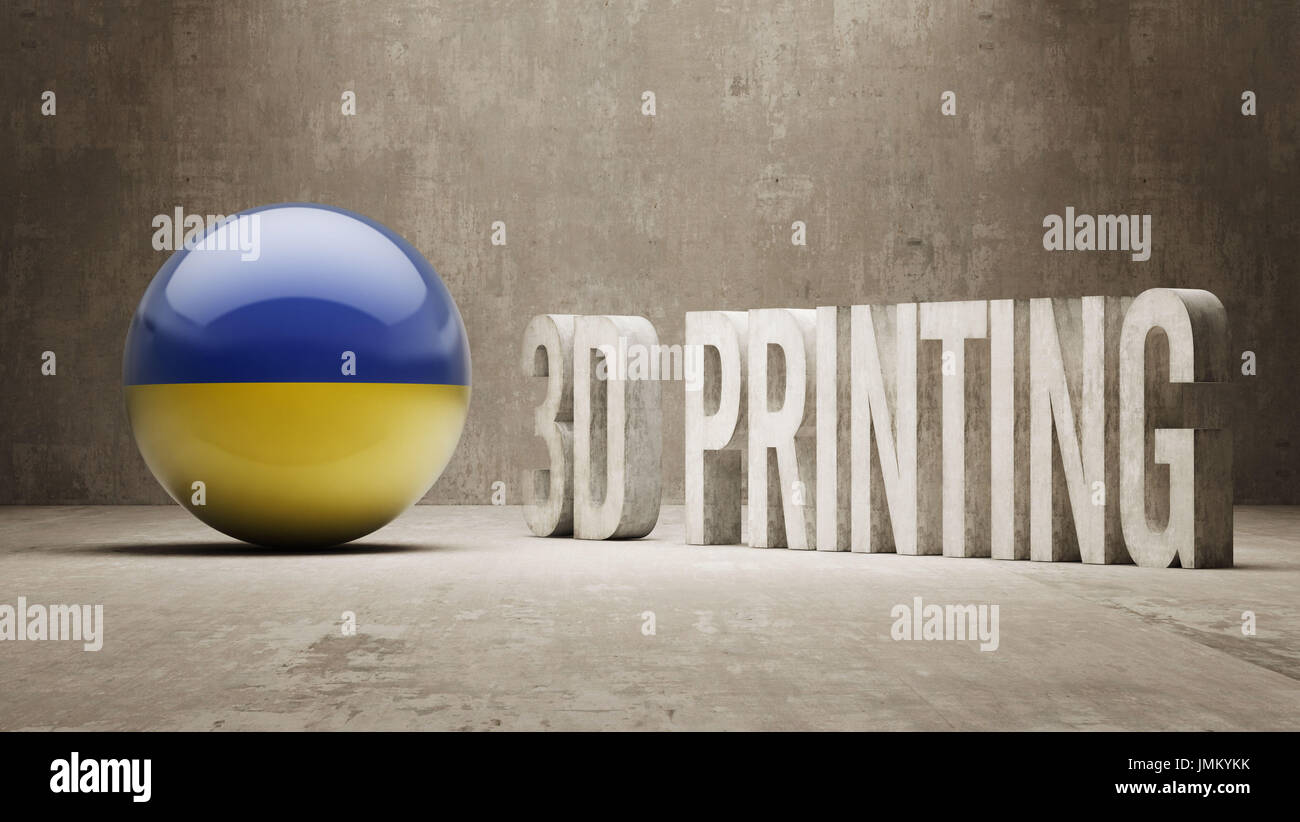 Ukraine High Resolution 3d Printing Concept Stock Photo - Alamy