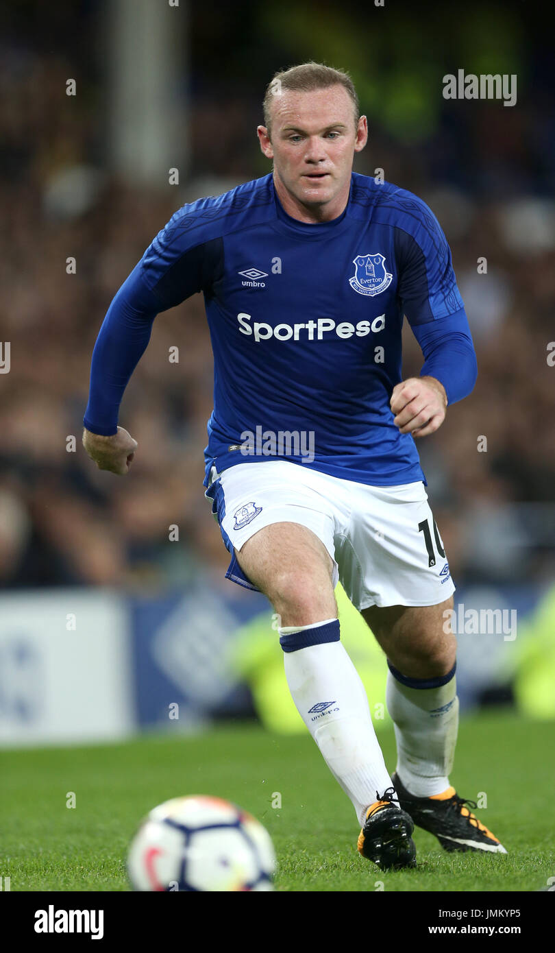 Everton's Wayne Rooney during the UEFA Europa League Qualifying Third ...