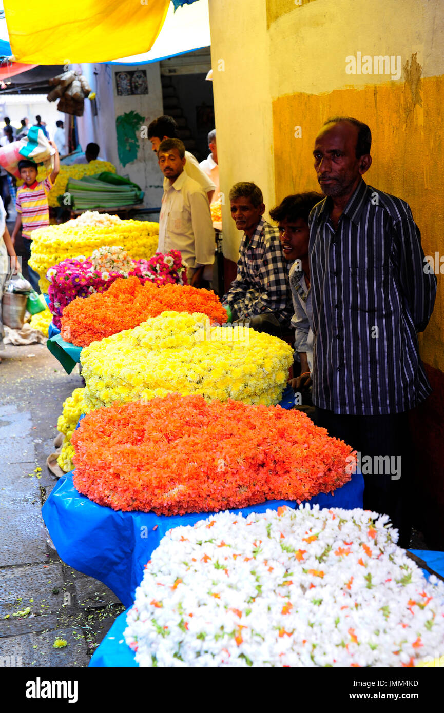Mysore market flower hi-res stock photography and images - Alamy