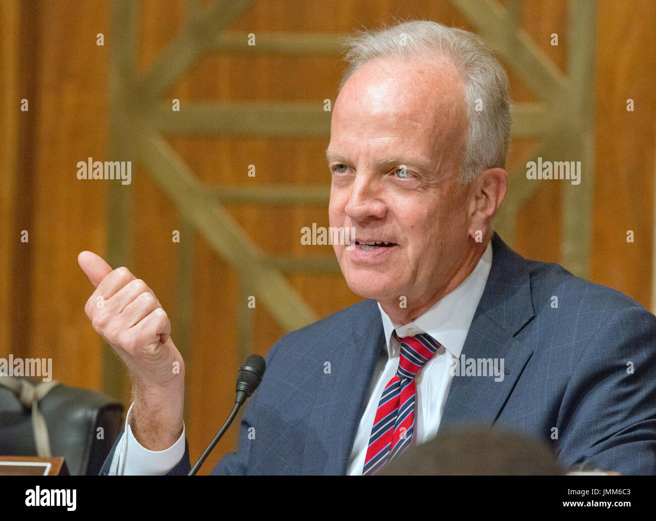 United States Senator Jerry Moran (Republican of Kansas) questions US ...