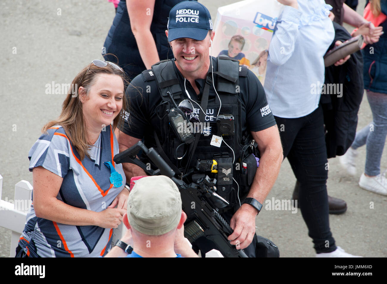 Welsh armed police hi-res stock photography and images - Alamy