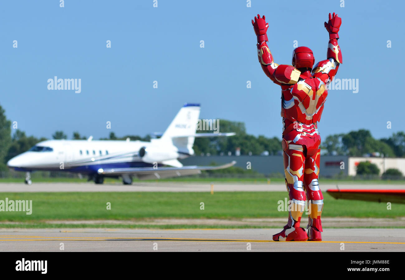 Flying ironman hi-res stock photography and images - Alamy