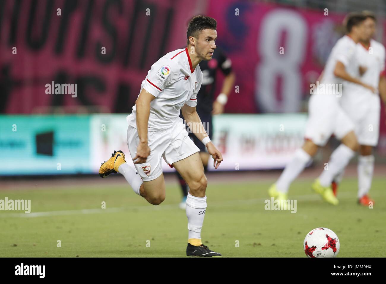 Osaka, Japan. 17th July, 2017. Sebastian Corchia (Sevilla) Football ...