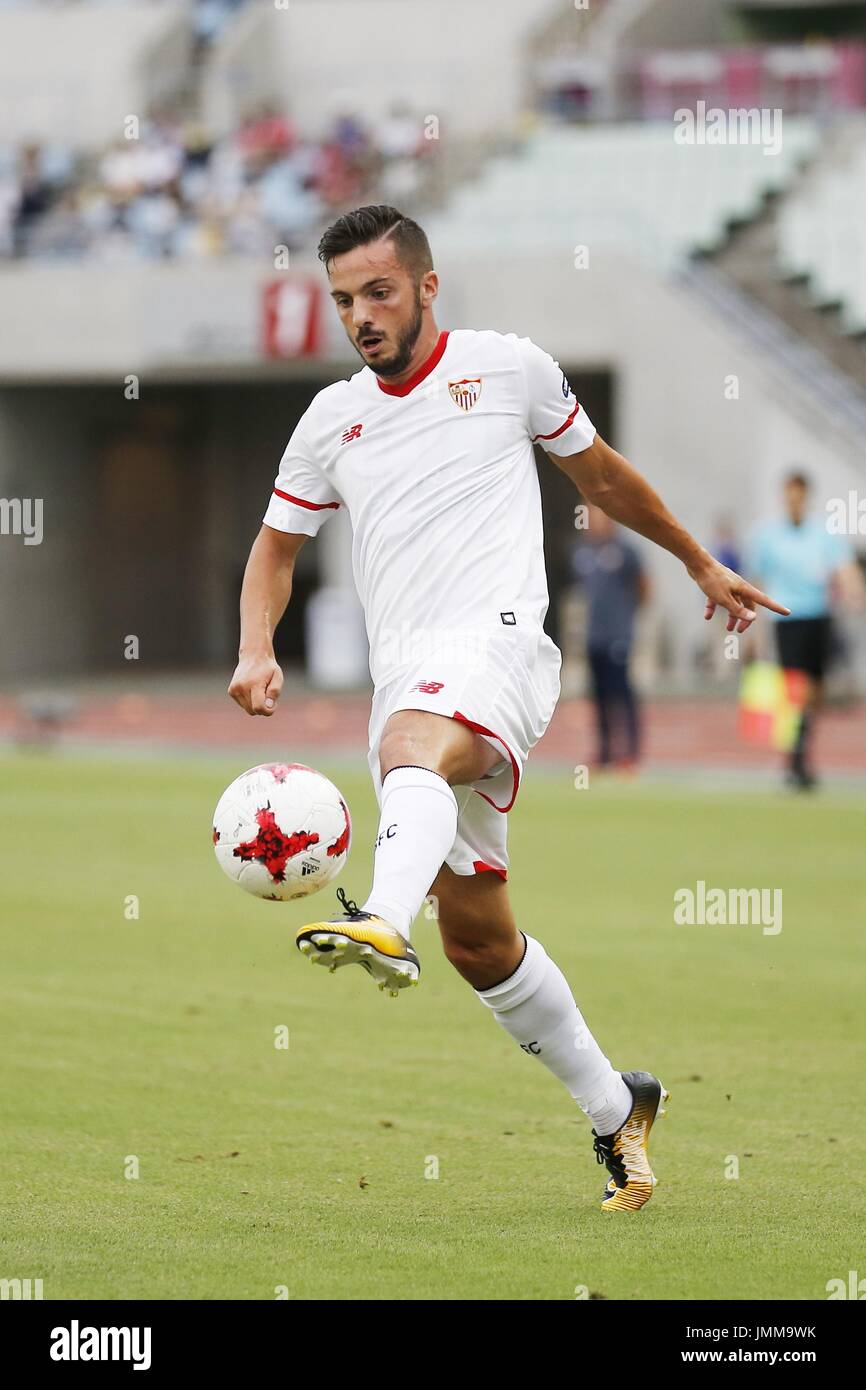 Osaka, Japan. 17th July, 2017. Pablo Sarabia (Sevilla) Football/Soccer ...