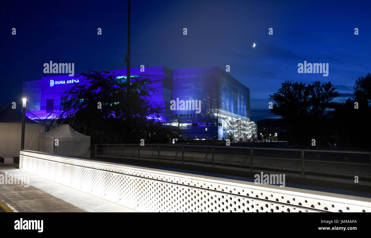 Budapest, Hungary. 27th July, 2017. The Duna Arena, where the ...