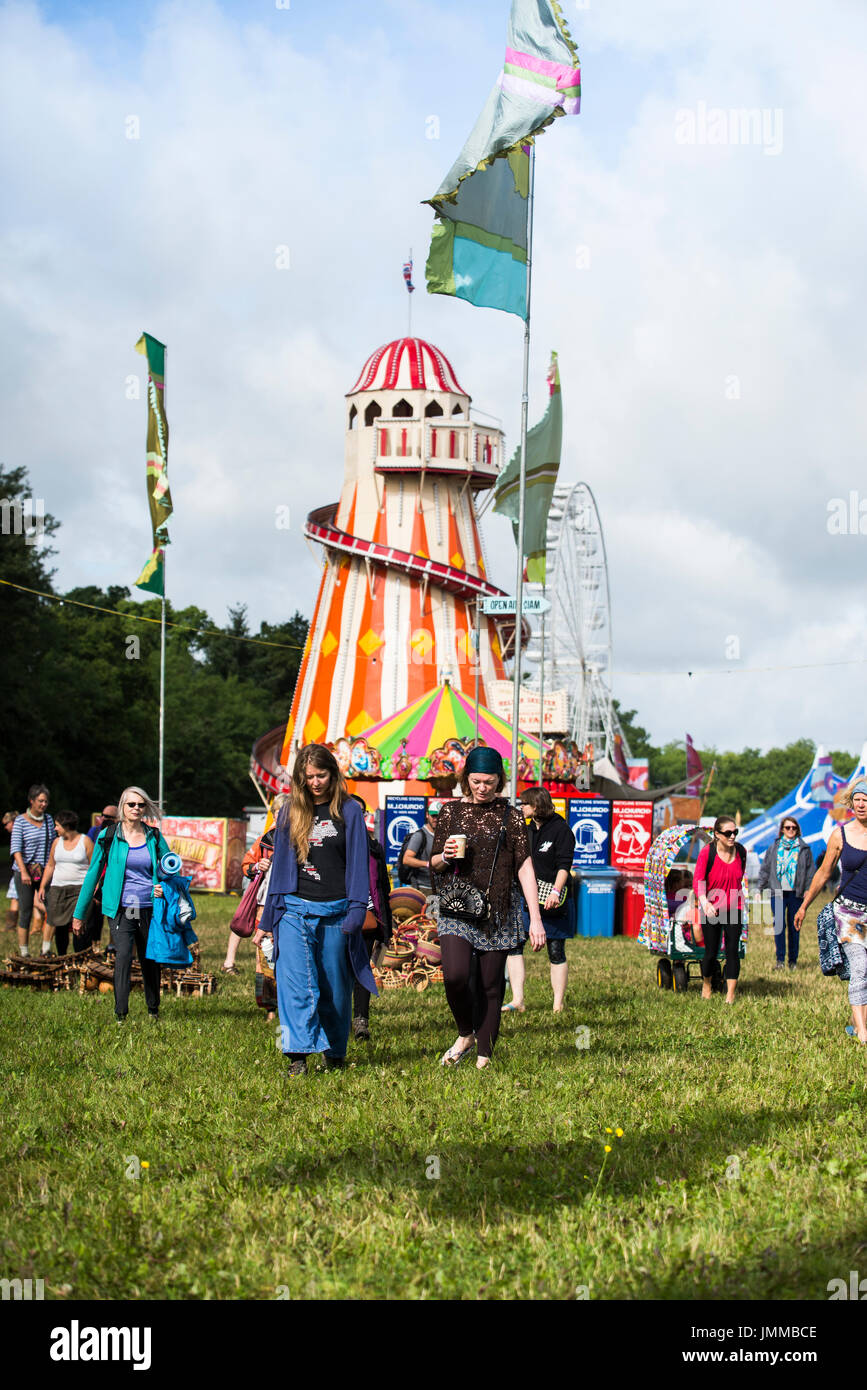 WOMAD Festival, Charlton Park, Wiltshire, UK. 28th July, 2017. Early ...