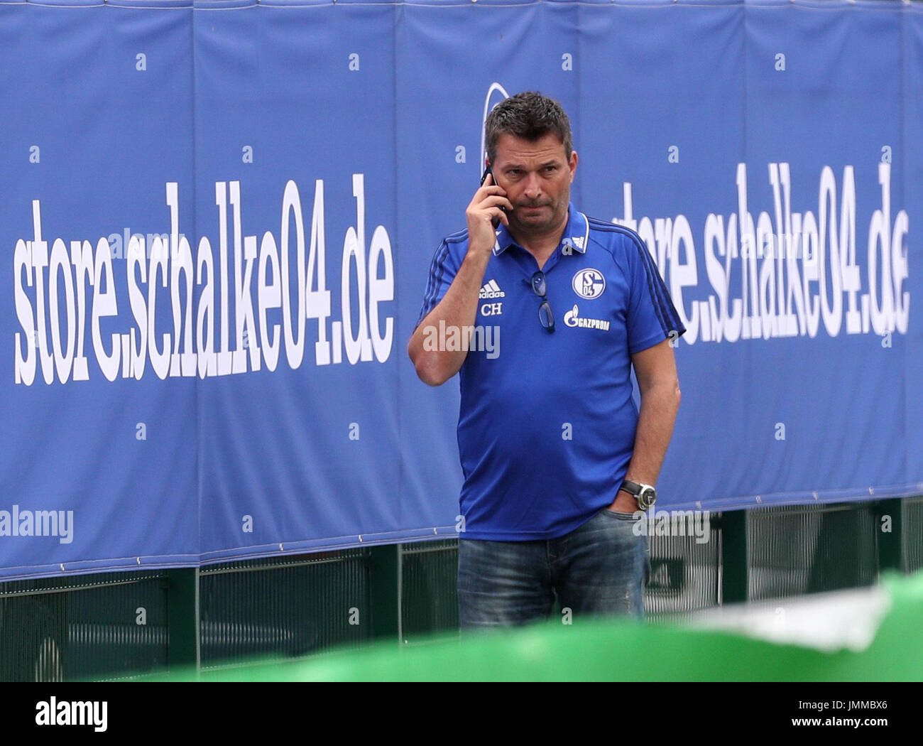 Mittersill, Austria. 28th July, 2017. Schalke's manager Christian ...