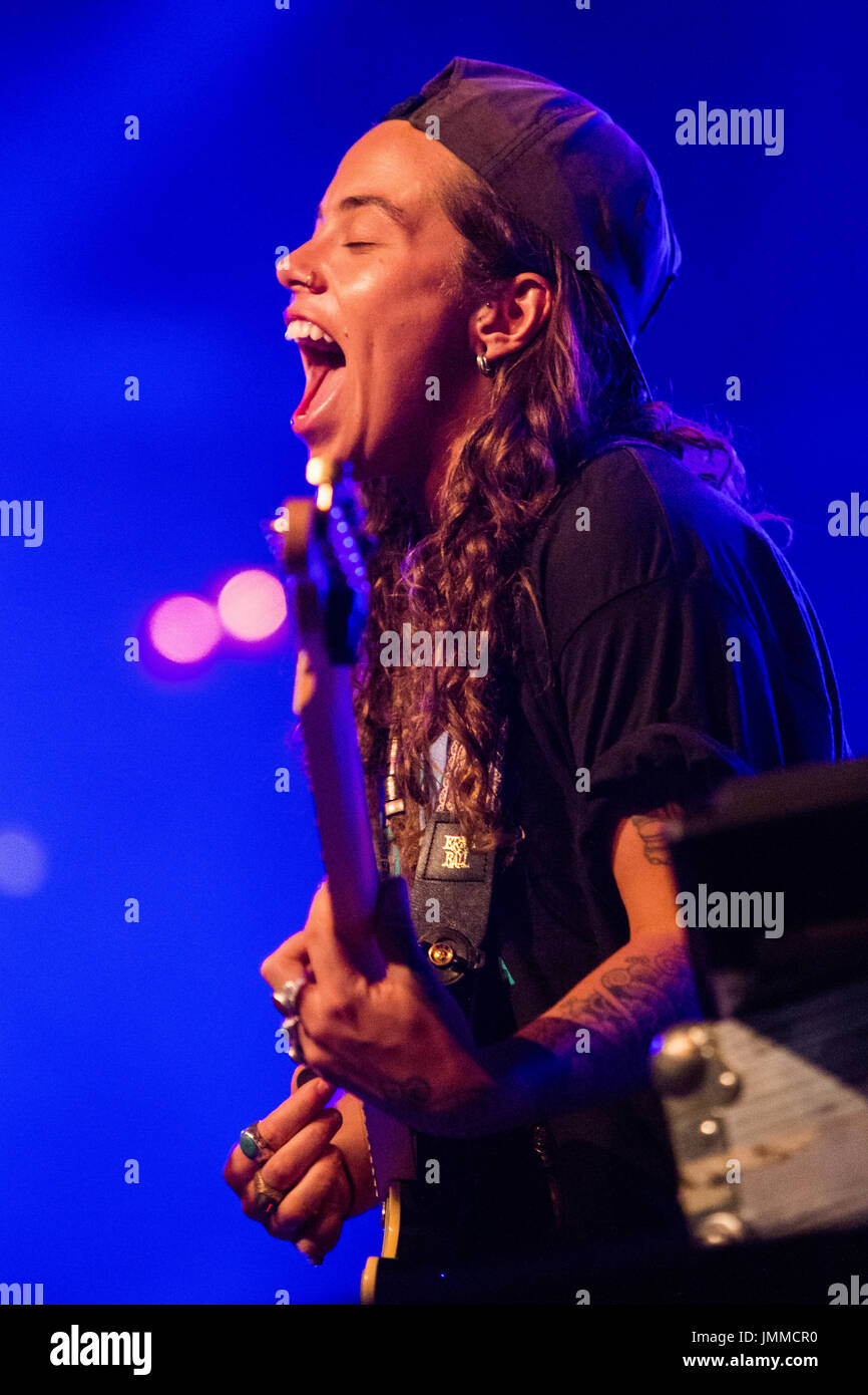 Milan, Italy. 27th July, 2017. The Australian singer/songwriter and ...