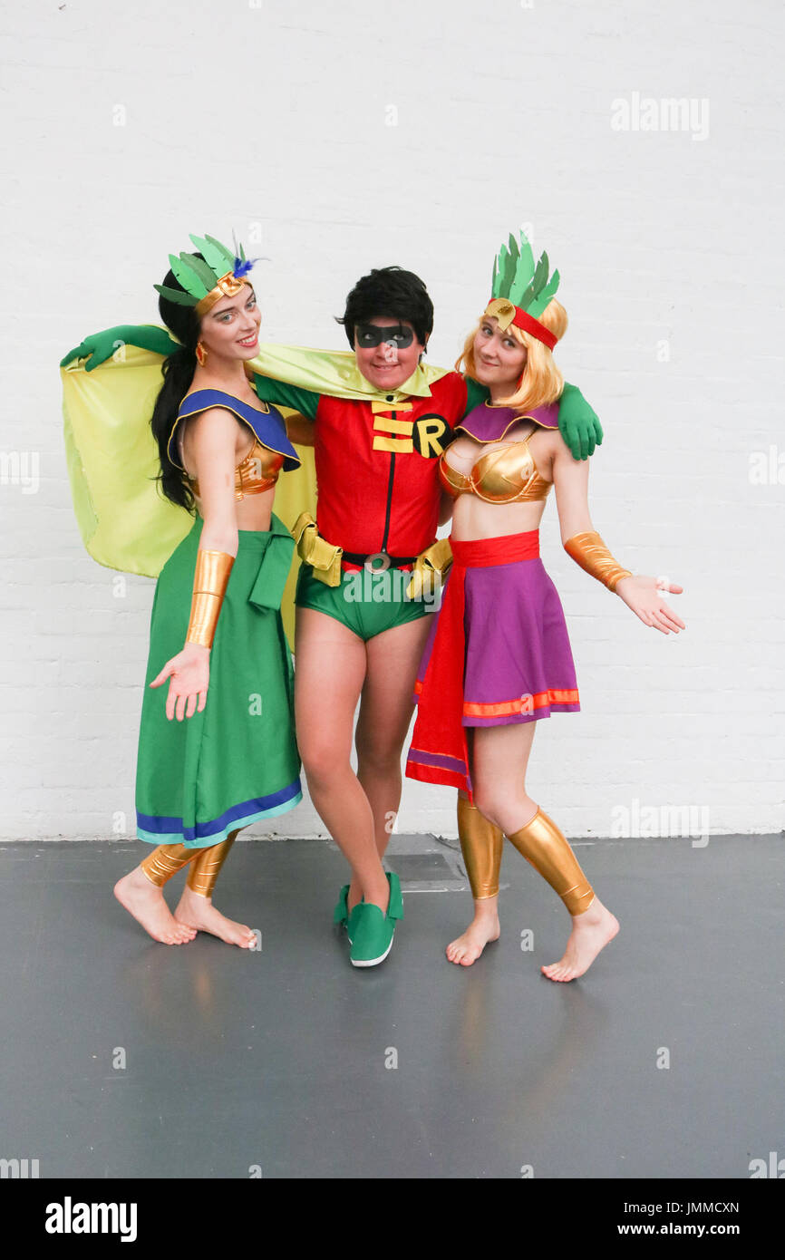 London, UK. 28th July, 2017. People dress up in their favourite ...