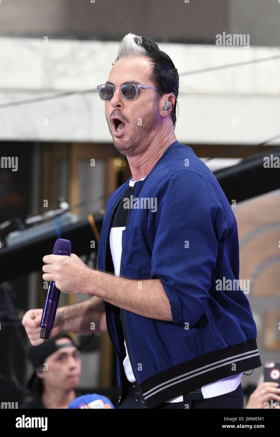 New York, NY, USA. 28th July, 2017. Michael Fitzpatrick on stage for ...