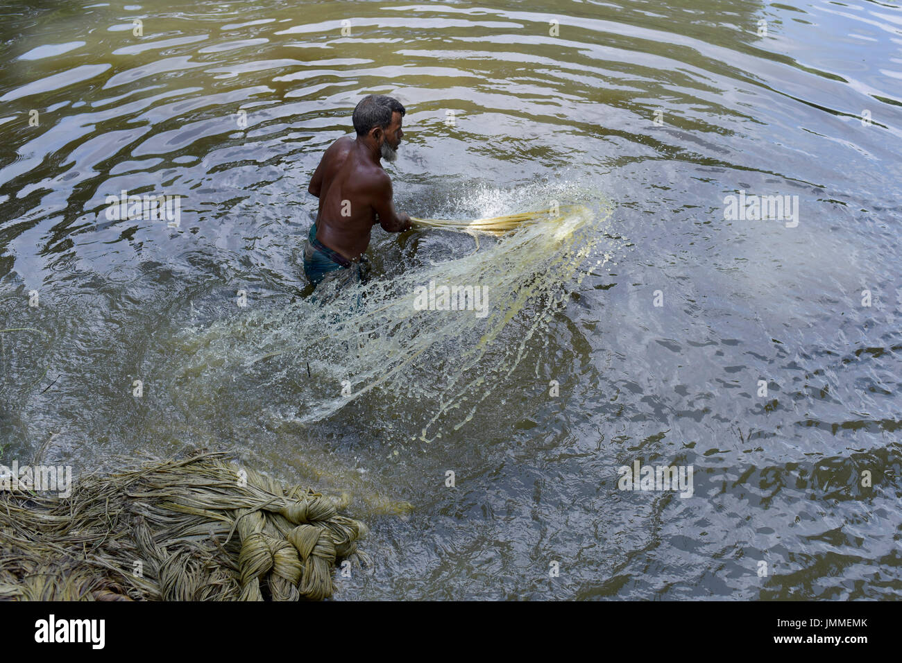 Jute wash in bangladesh hi-res stock photography and images - Alamy