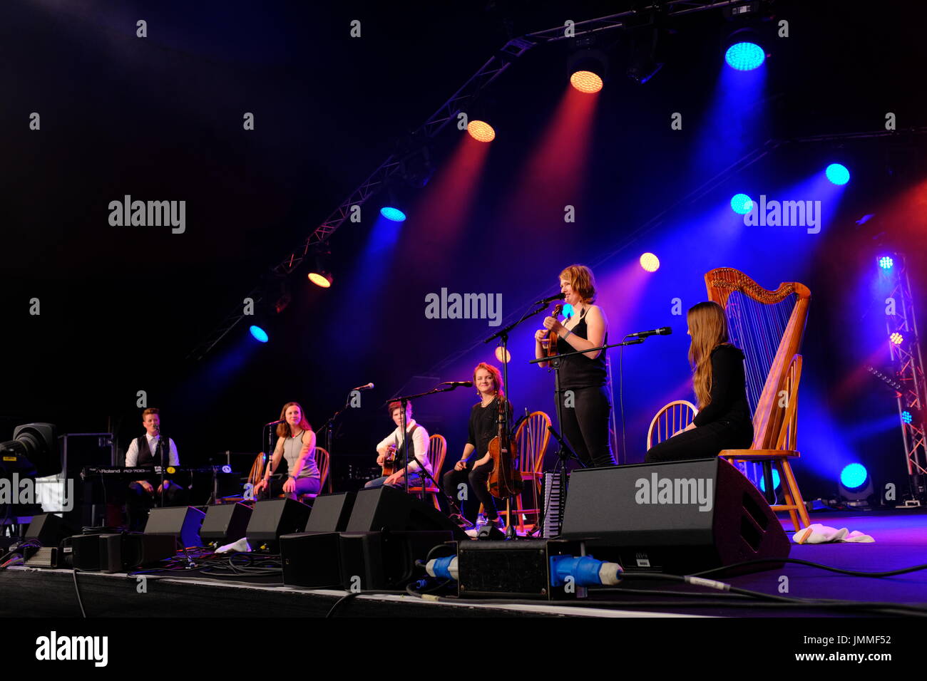 Cambridge, UK. 28th July, 2017. Coven, a collection of three British ...