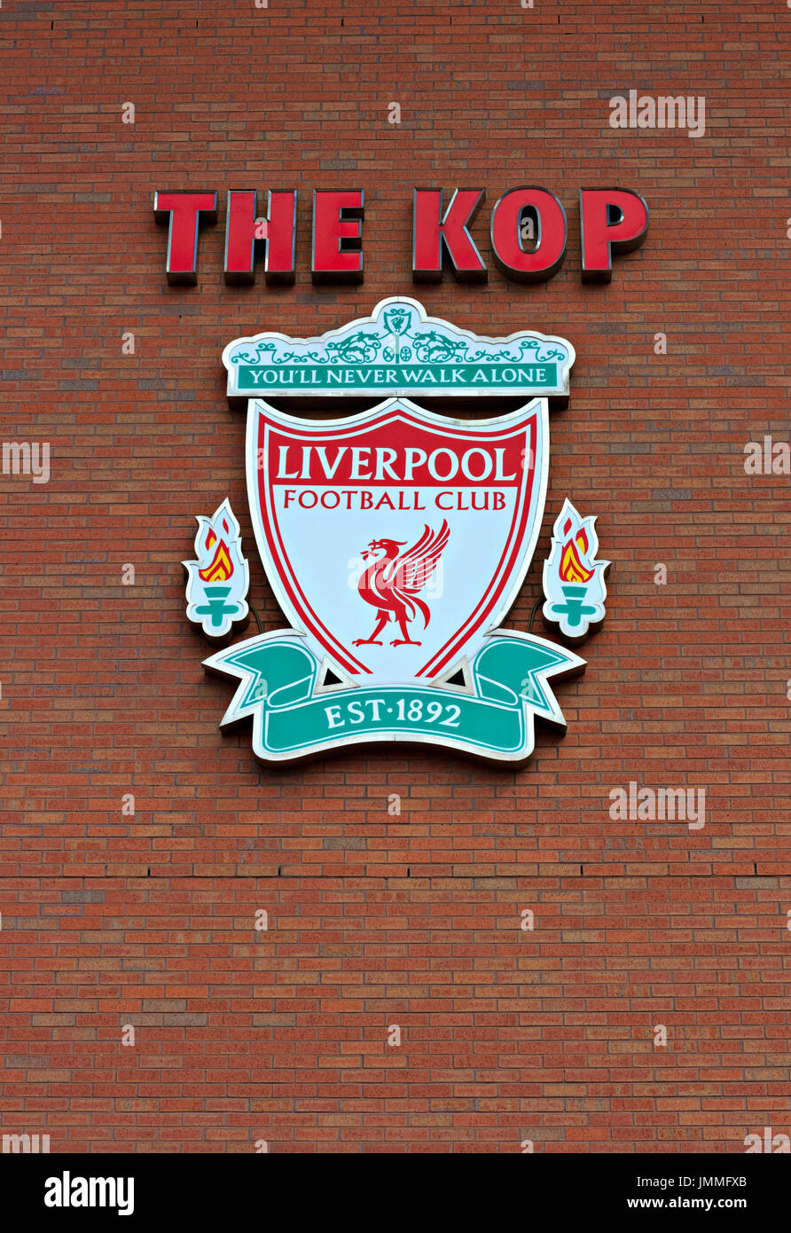 Football shield anfield hi-res stock photography and images - Alamy