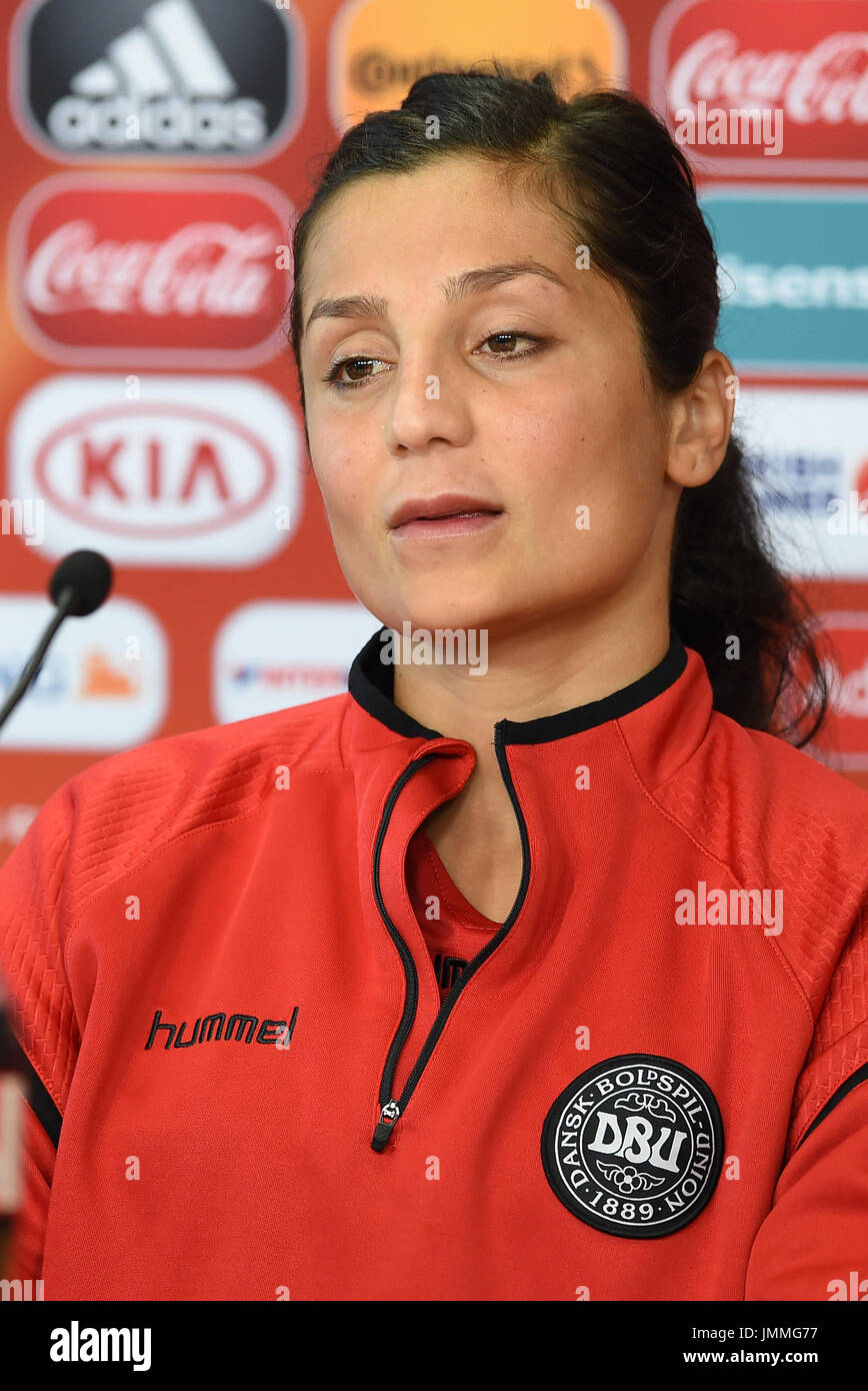 Danish national soccer player Simone Boye Sorensen, photographed at the ...