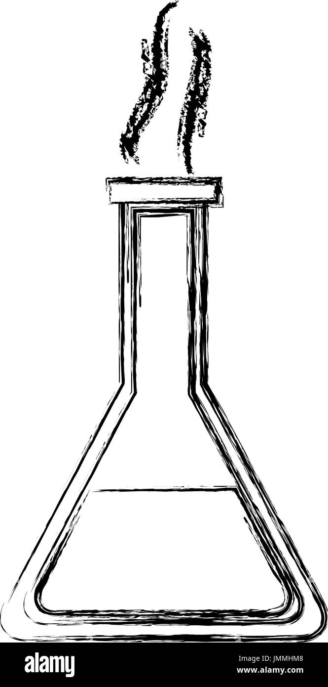 school test tube glass science laboratory chemistry Stock Vector Image ...