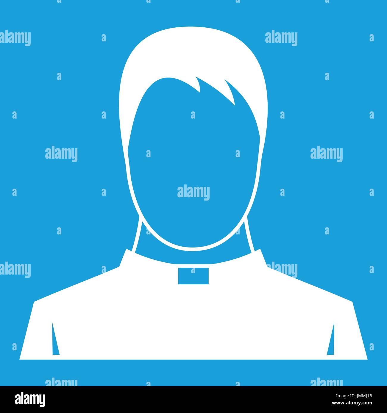 Priest icon white Stock Vector Image & Art - Alamy