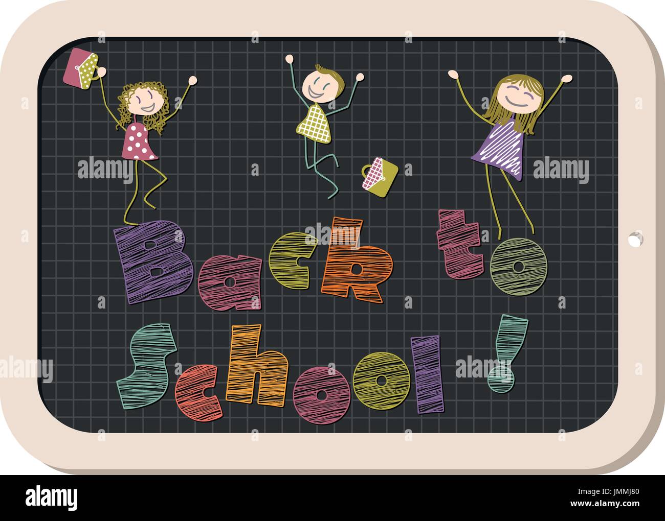 First day school children Stock Vector Images - Alamy