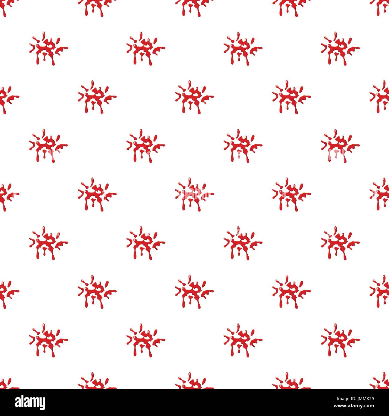 Drop of blood pattern seamless repeat in cartoon style vector ...