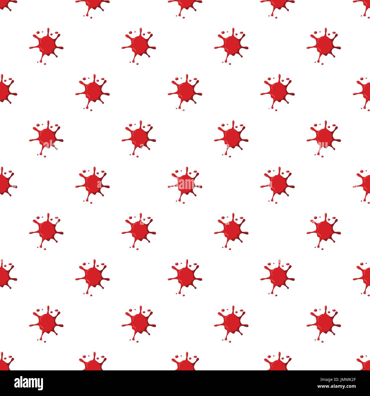 Blood spatter pattern seamless repeat in cartoon style vector ...