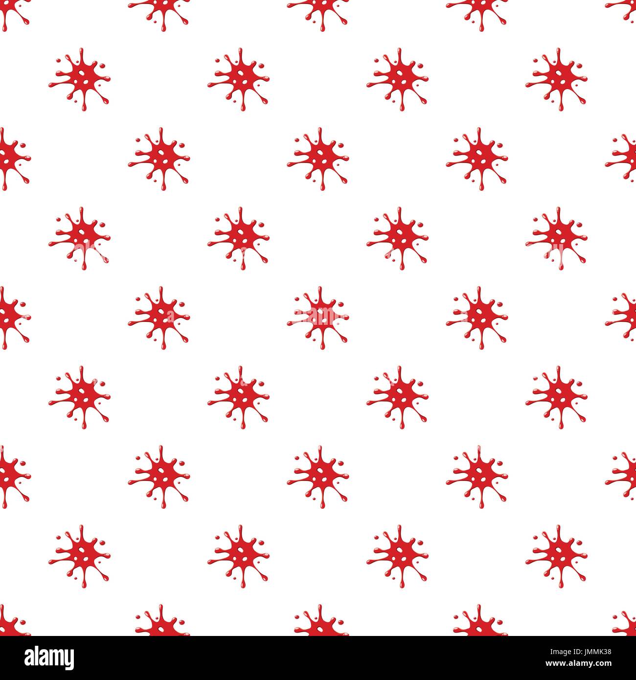 Spot of red blood pattern seamless repeat in cartoon style vector ...