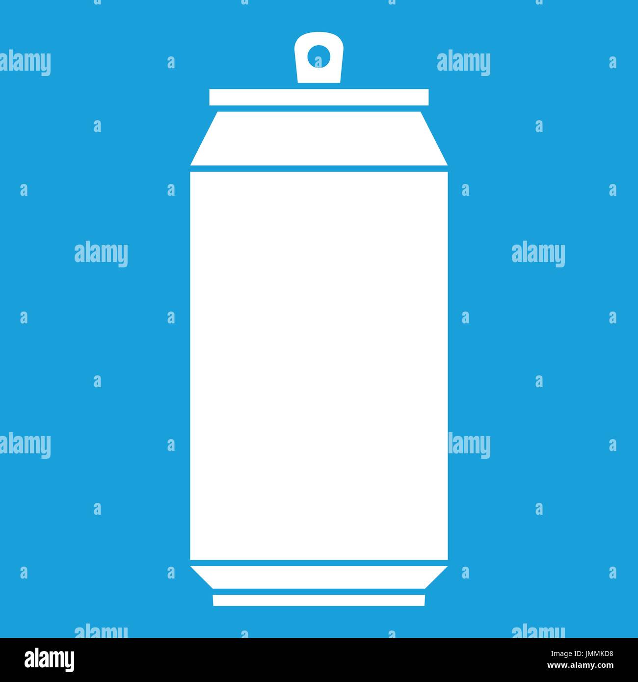 Can icon white Stock Vector Image & Art - Alamy