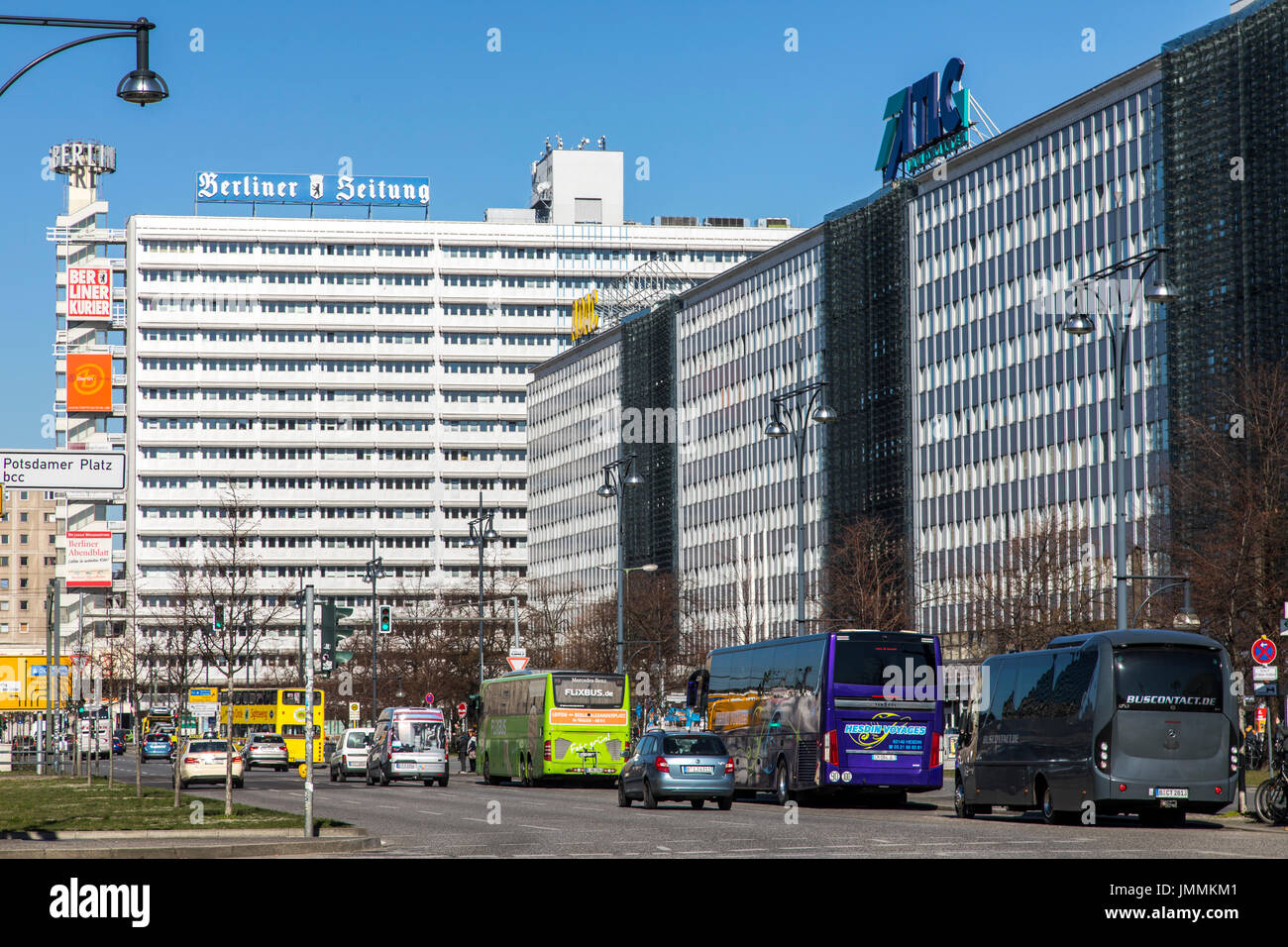 Berlin, Germany, Alexander Square, downtown, Mitte district, Karl ...