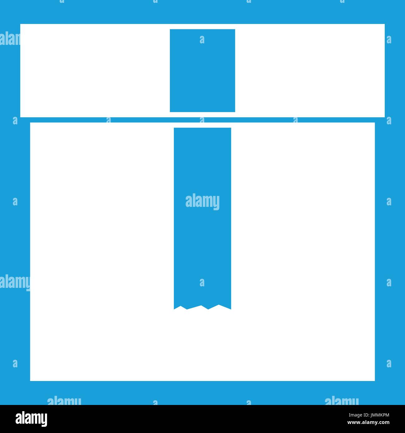 Box icon white Stock Vector Image & Art - Alamy