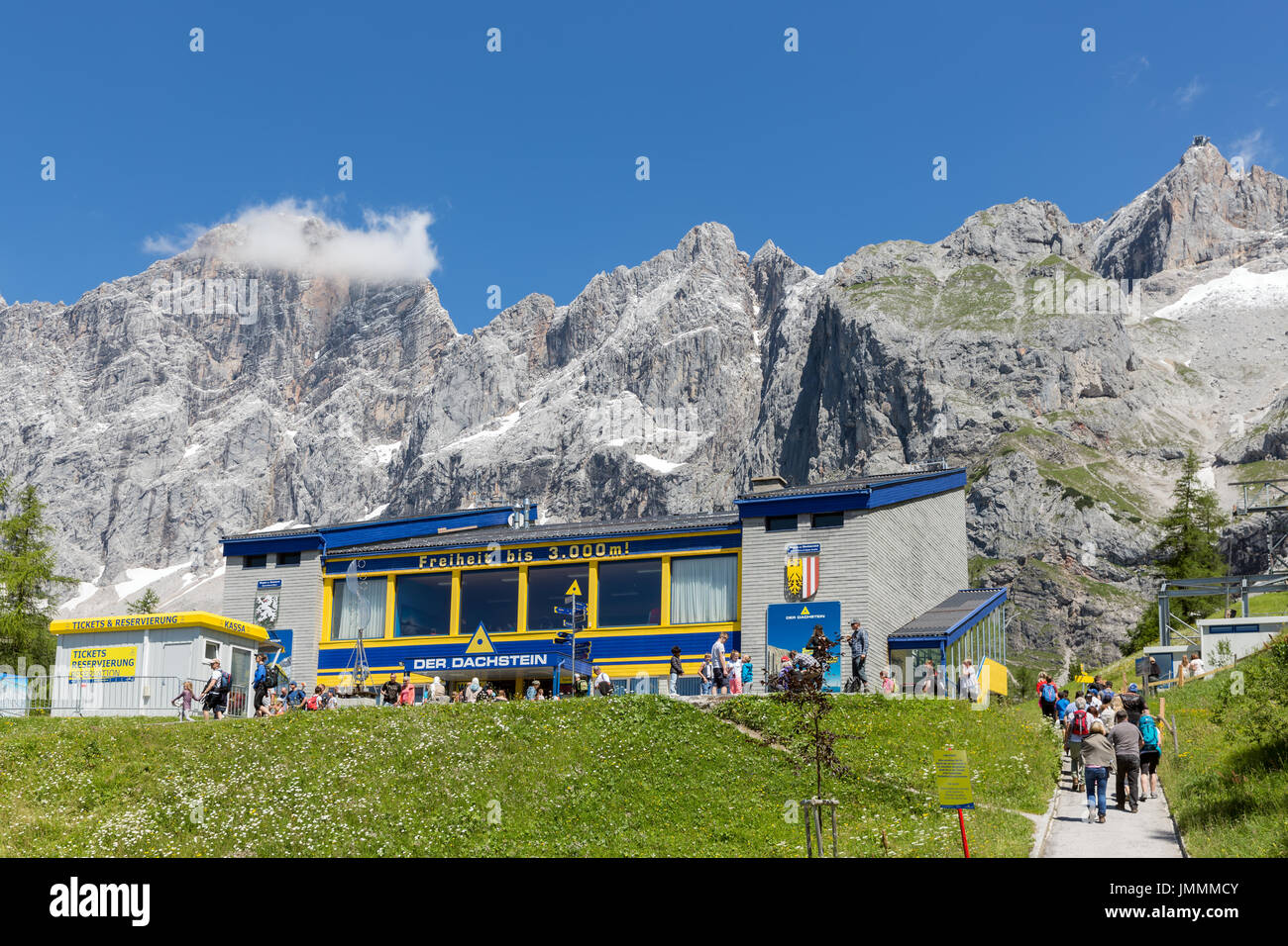 Dachstein glacier lift hi-res stock photography and images - Alamy