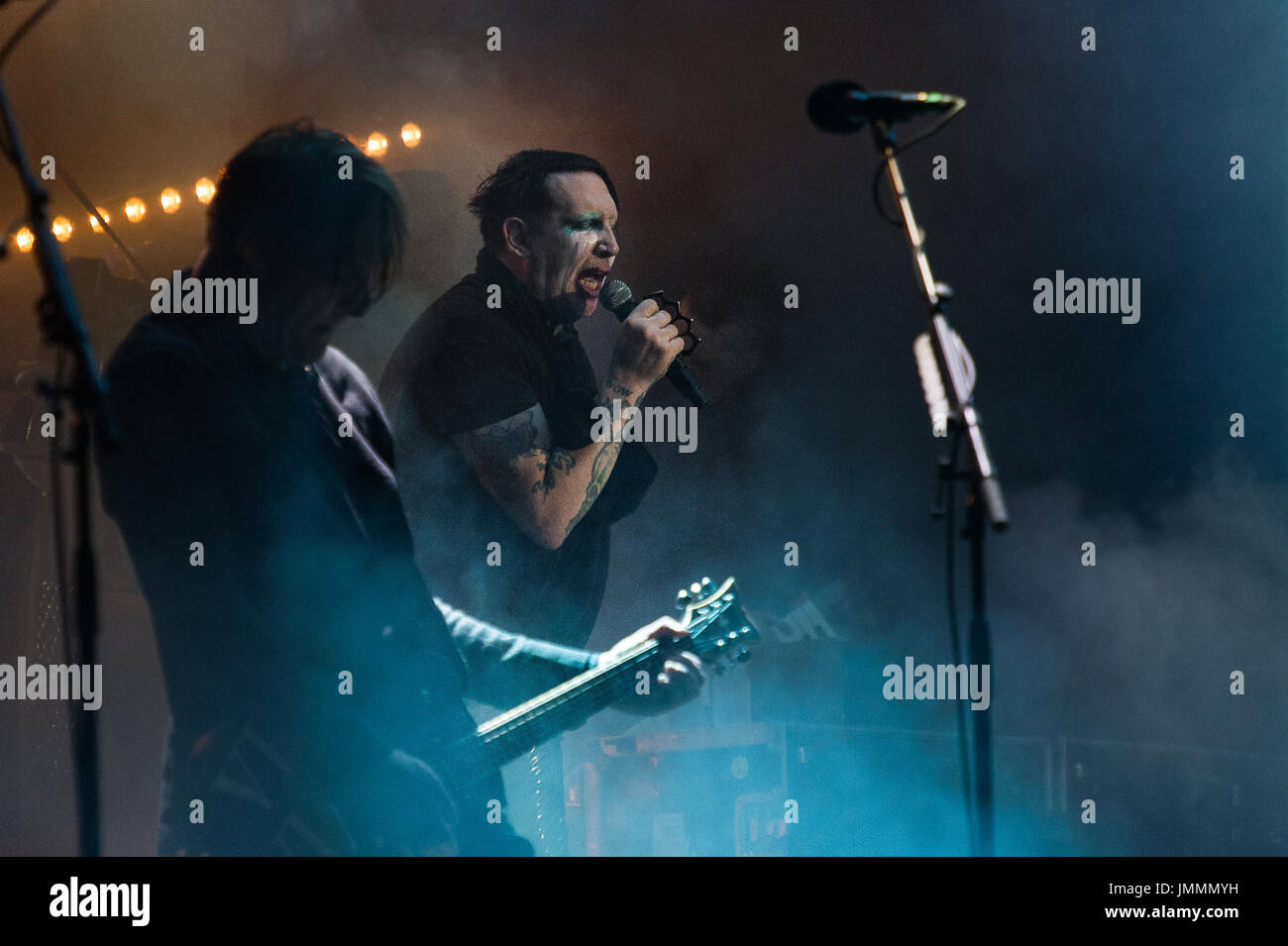 Marilyn manson concert hi-res stock photography and images - Alamy