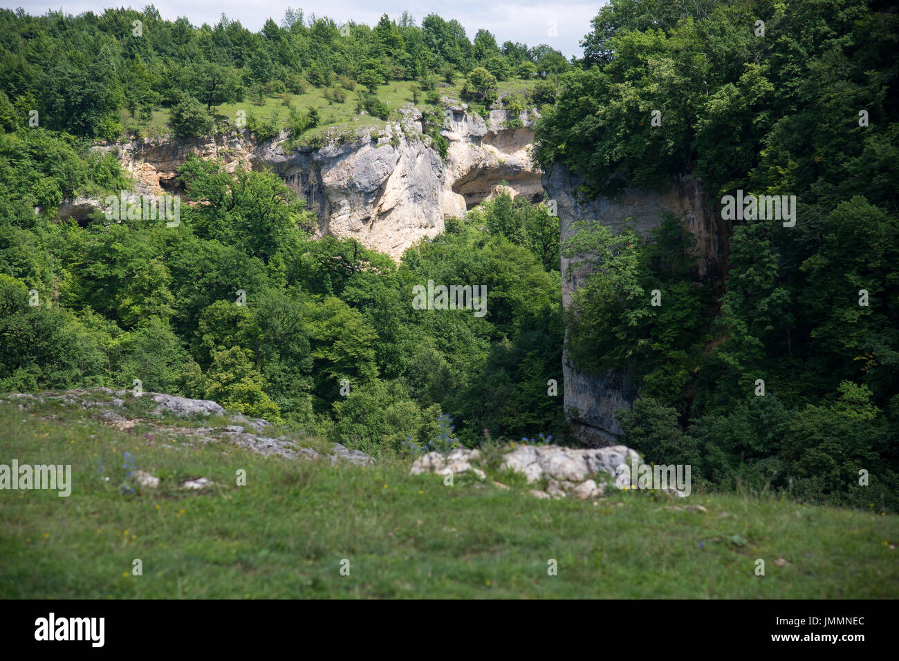 Beautiful mountain scenery . Guam gorge. Krasnodar region Stock Photo ...