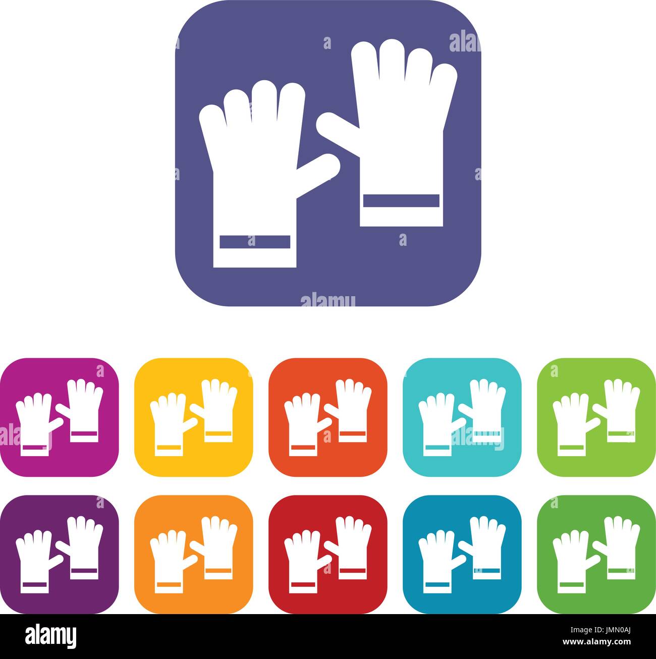 Latex gloves working Stock Vector Images - Alamy