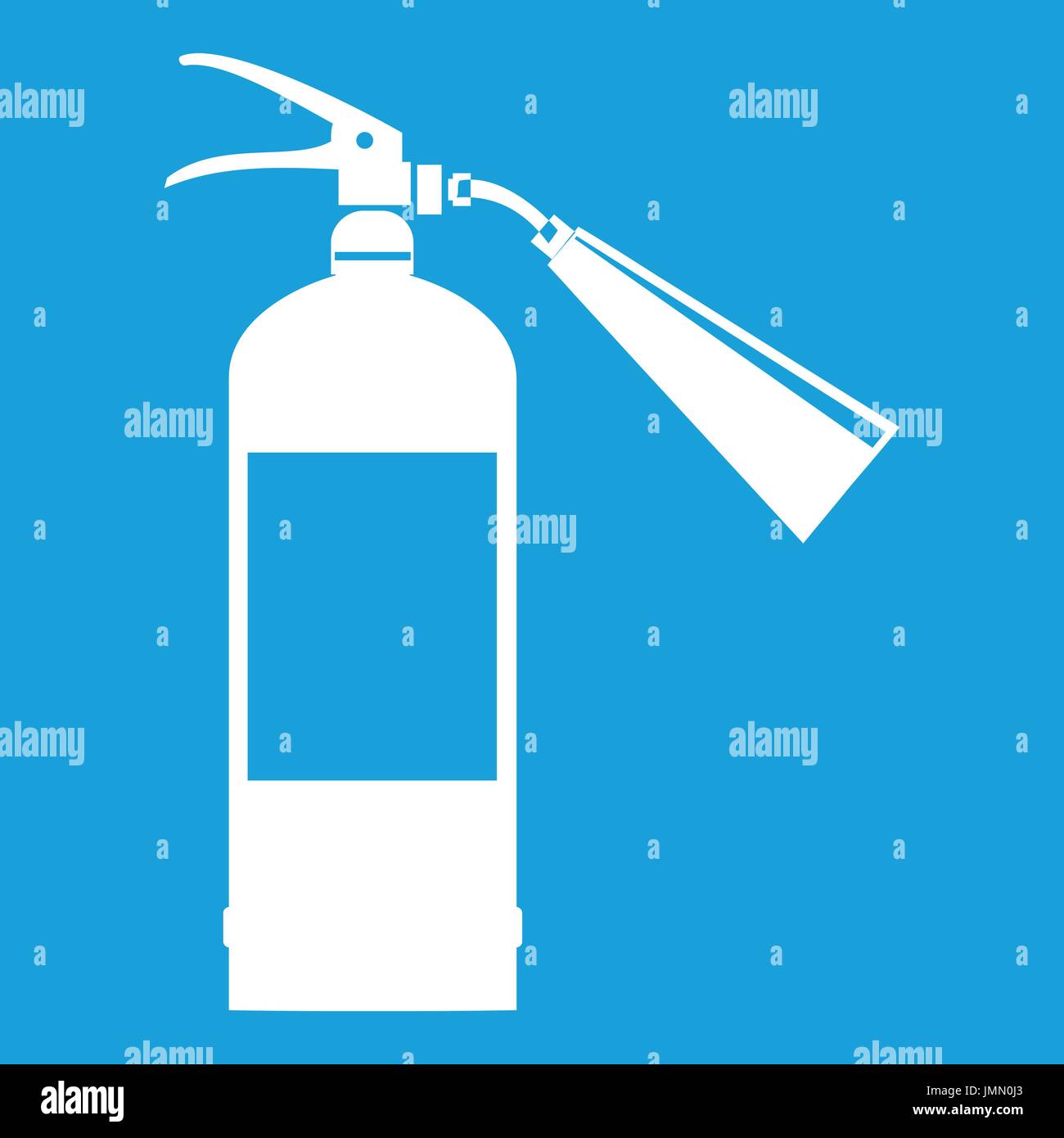 Fire extinguisher icon white Stock Vector Image & Art - Alamy