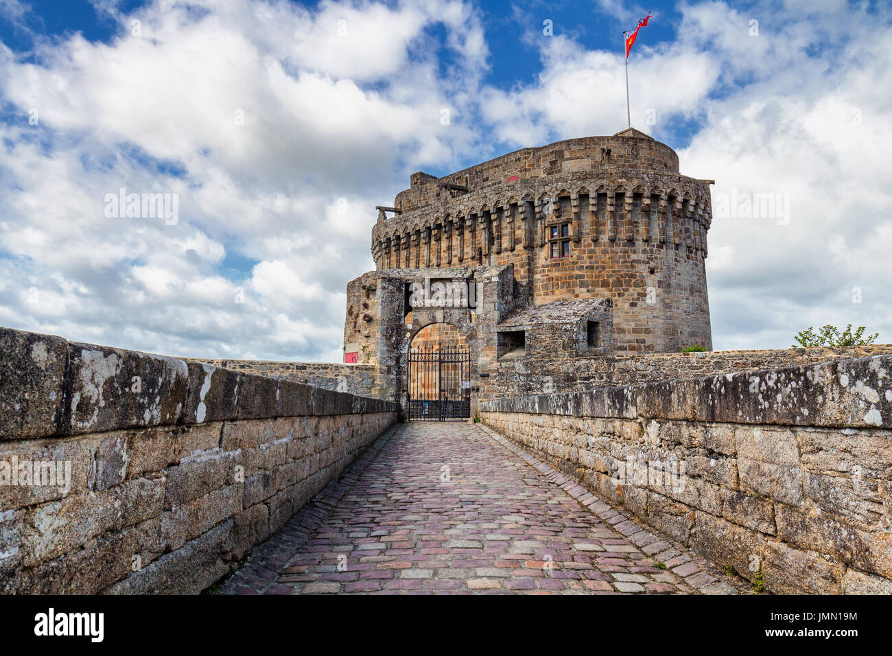 Medieval Chateau de Dinan (Castle de Dinan). Dinan is a walled Breton ...