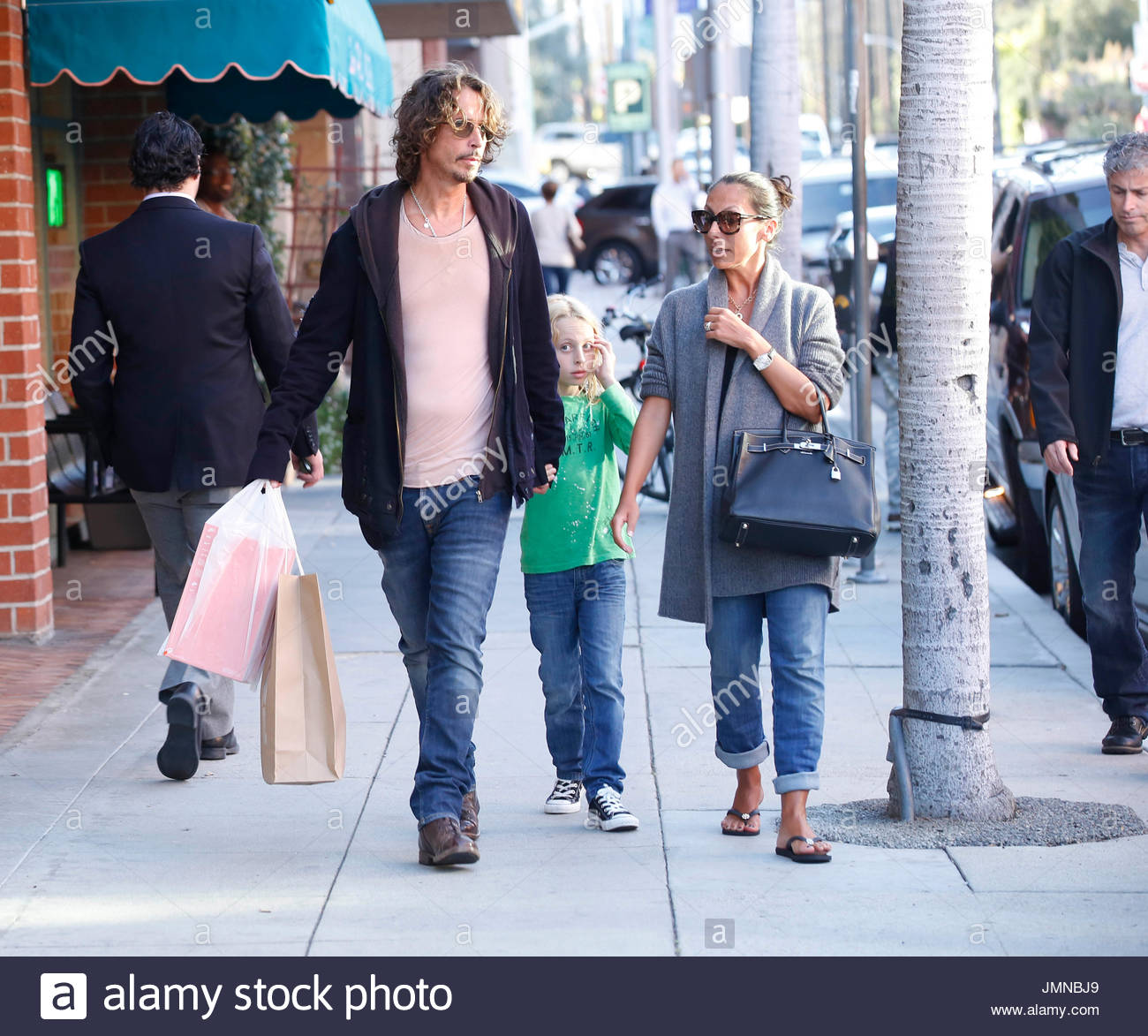 Chris Cornell And Wife Vicky Cornell Stock Photos & Chris Cornell And ...
