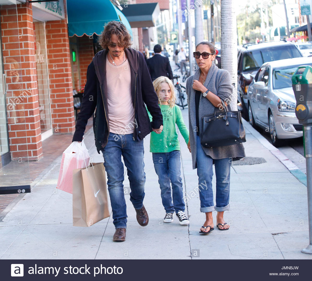 Chris Cornell And Wife Vicky Cornell Stock Photos & Chris Cornell And ...