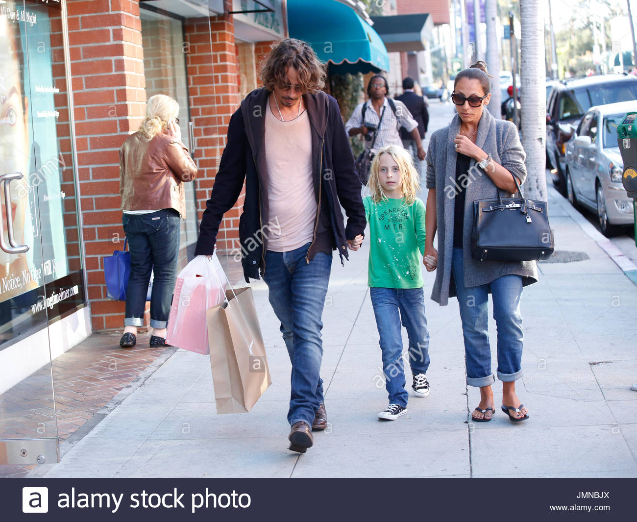Chris Cornell And Wife Vicky Cornell Stock Photos & Chris Cornell And ...