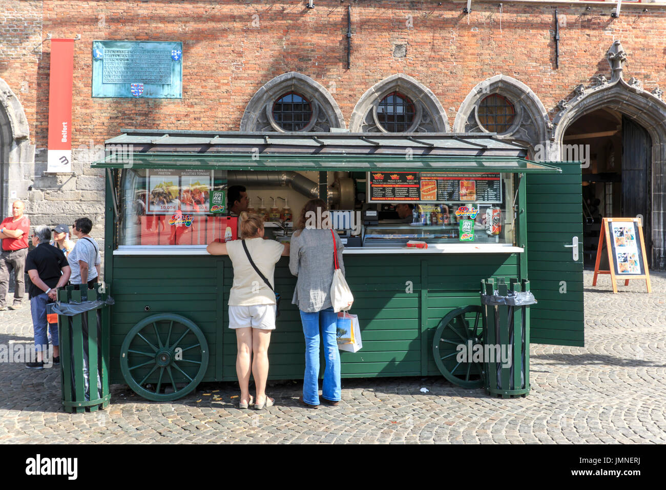 French fries stand hi-res stock photography and images - Alamy