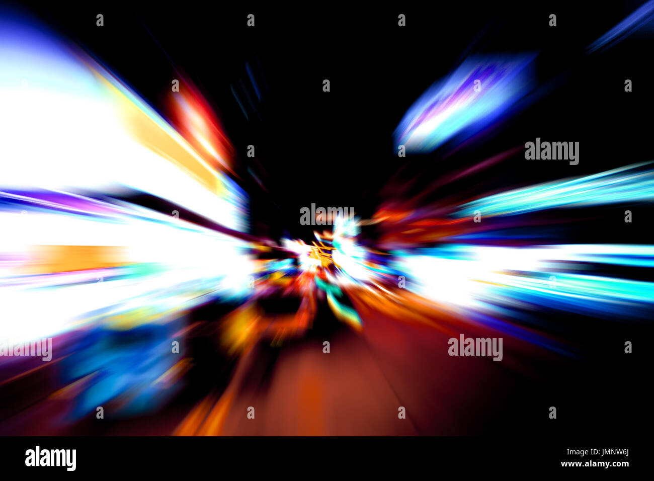 moving traffic light trails at night Stock Photo - Alamy