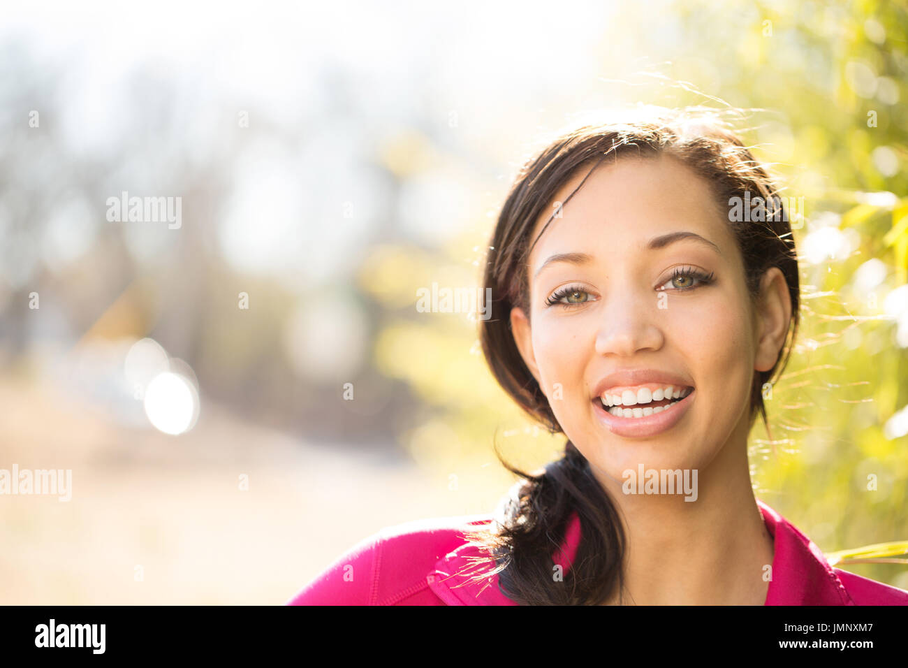 Fit woman exercising and working out Stock Photo - Alamy