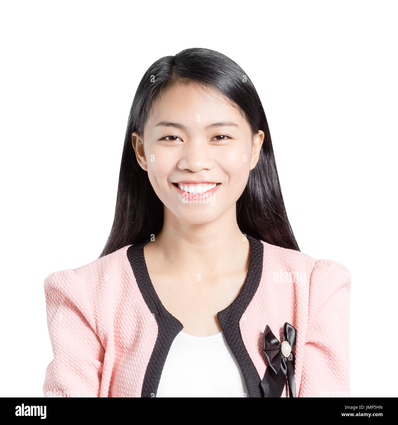 Modern minimal asian portrait Cut Out Stock Images & Pictures - Alamy