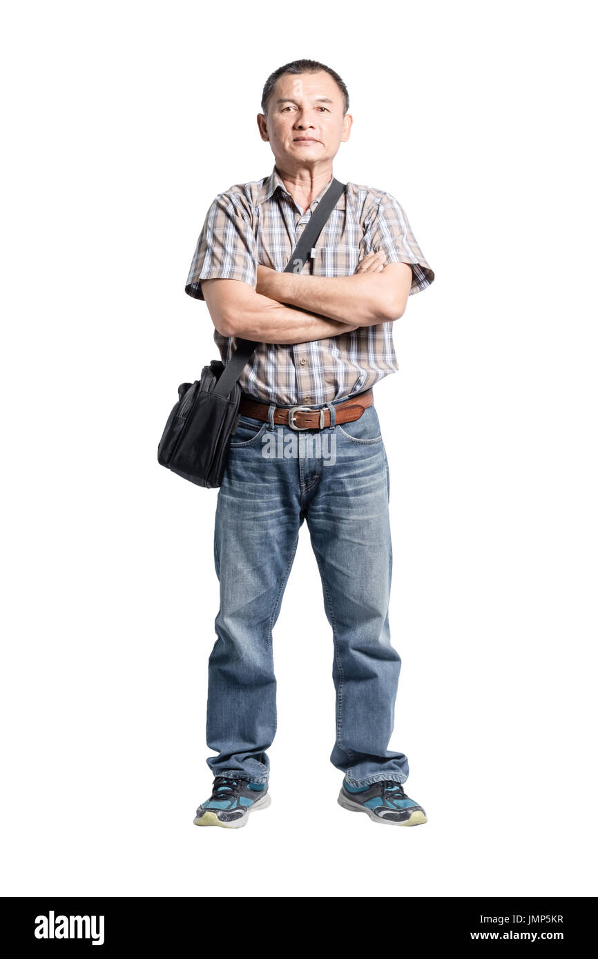 Old vietnamese man white Cut Out Stock Images & Pictures - Alamy