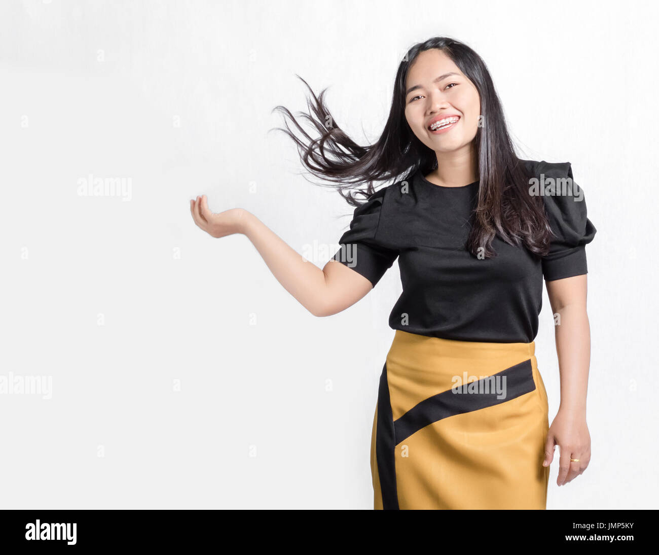 Hair flick hi-res stock photography and images - Alamy
